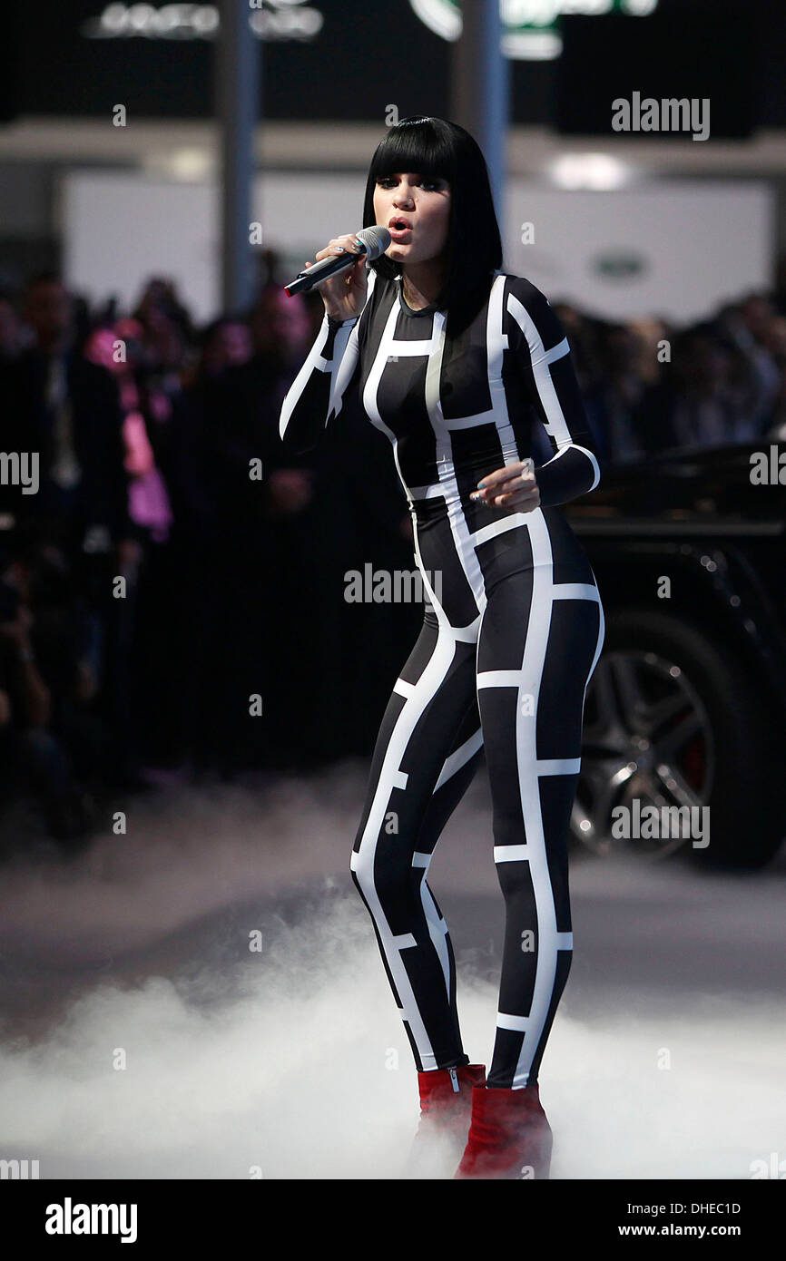 Jessie J performs live during Beijing International Automotive ...
