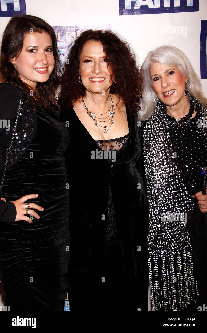Hannah DeRemer Melissa Manchester and Jamie deRoy Opening night of ...