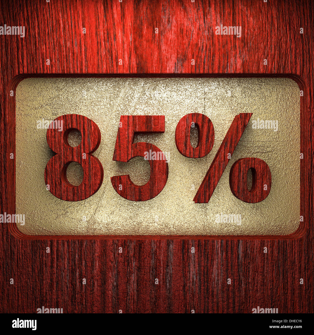 red wood sign golden background Stock Photo - Alamy