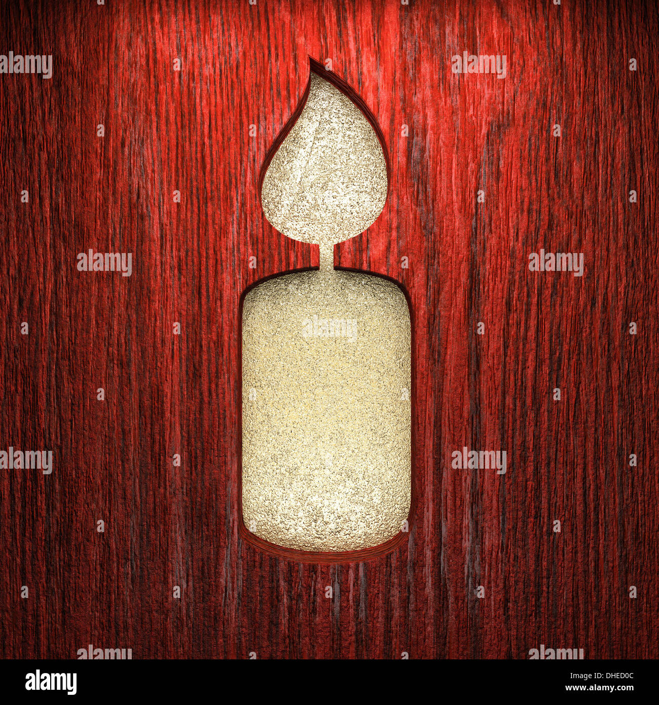 red wood sign golden background Stock Photo - Alamy