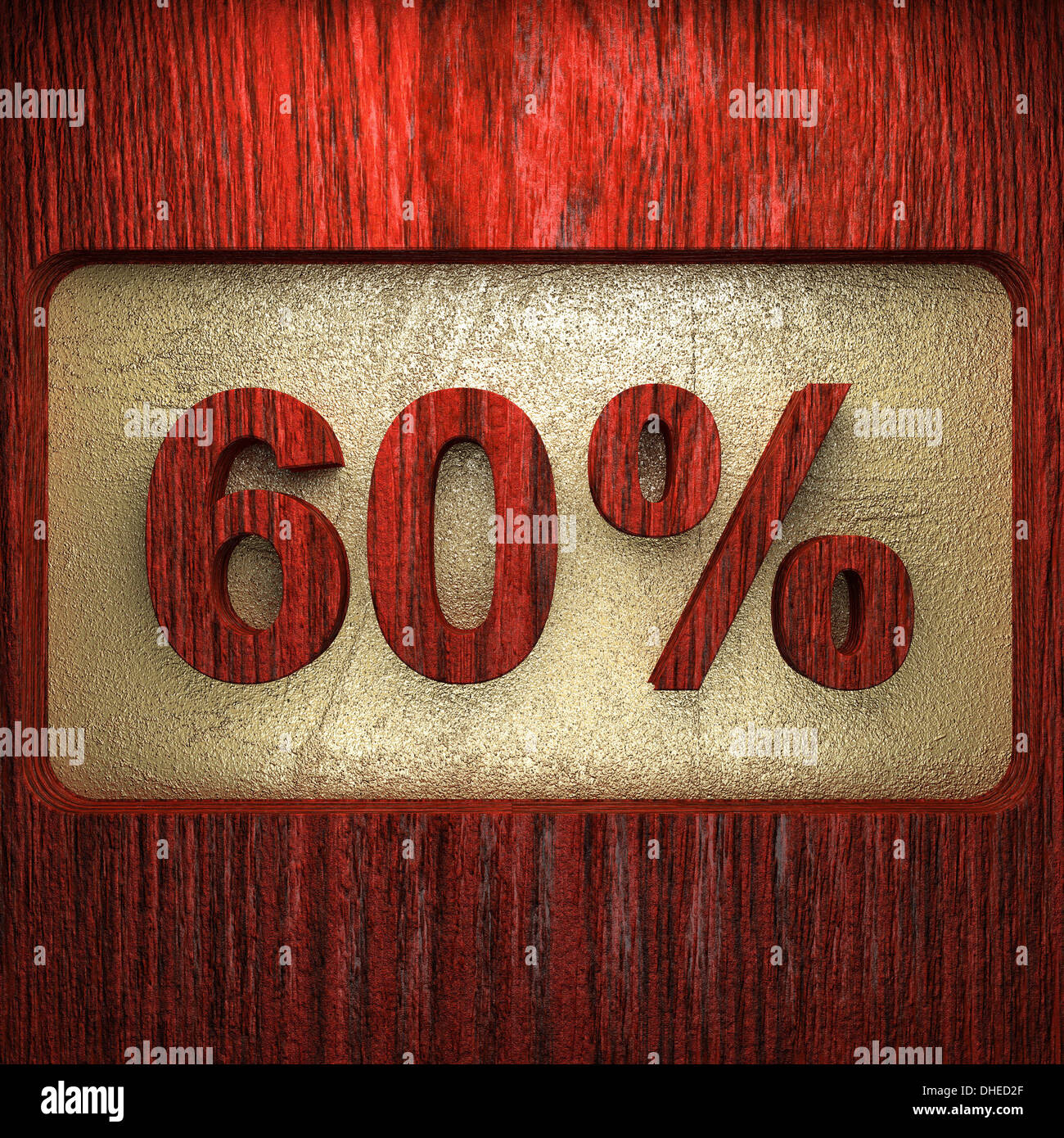 red wood sign golden background Stock Photo - Alamy