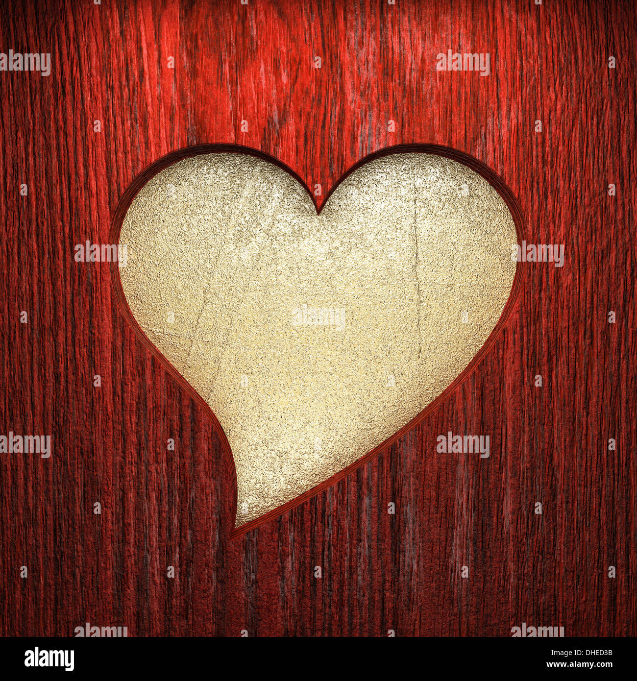 red wood sign golden background Stock Photo - Alamy