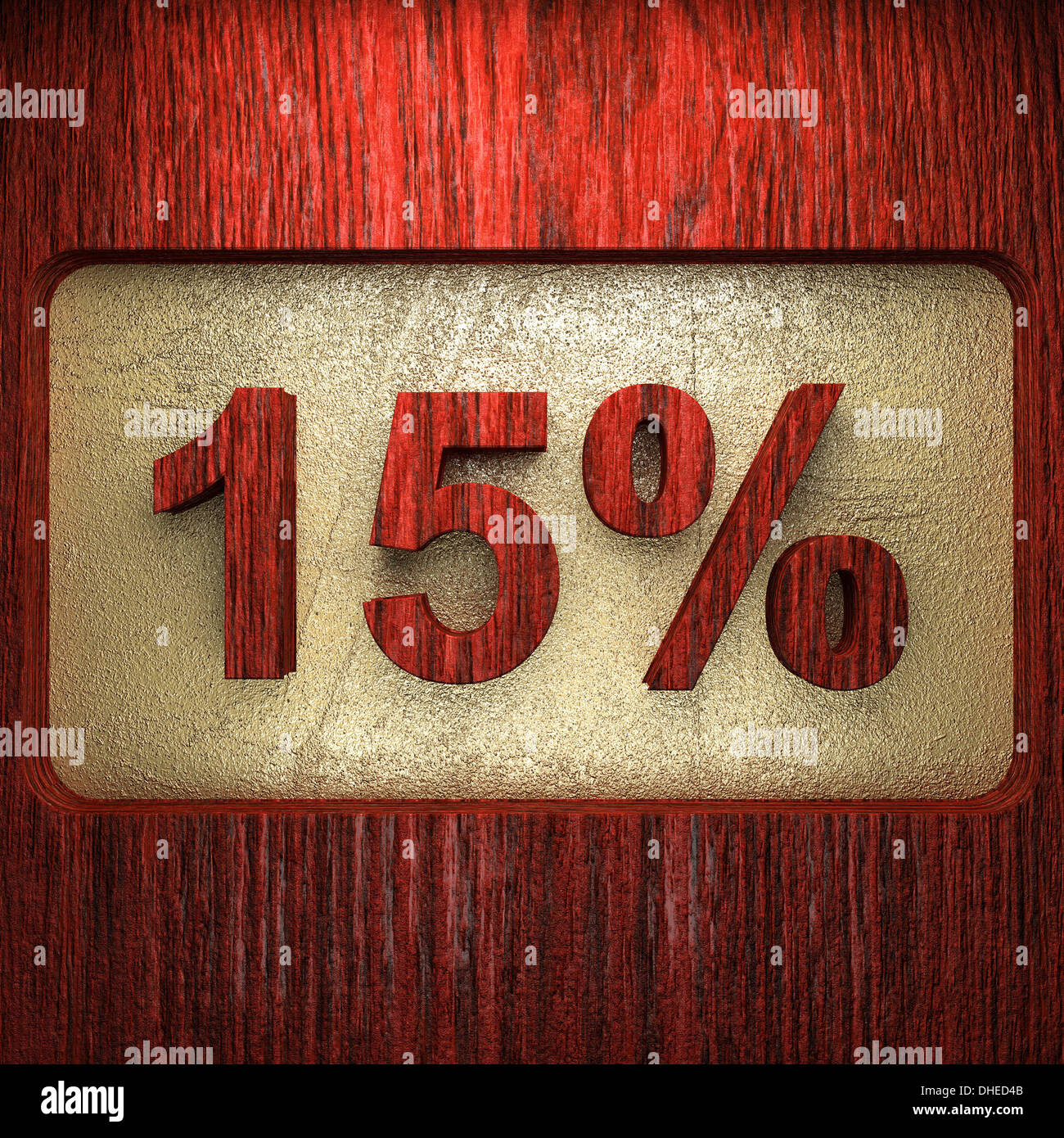 red wood sign golden background Stock Photo - Alamy