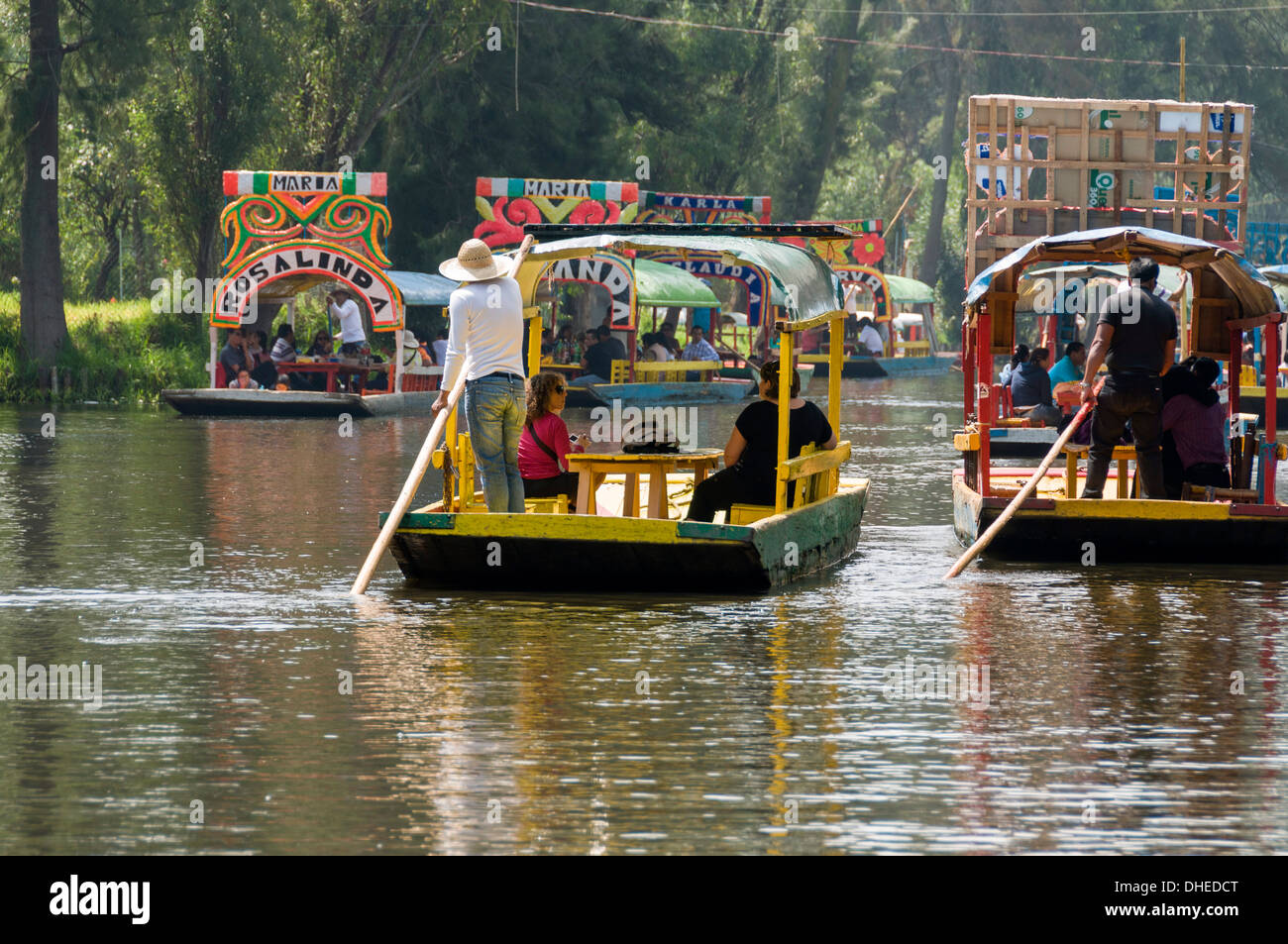 Mexico city floating gardens hi-res stock photography and images - Alamy