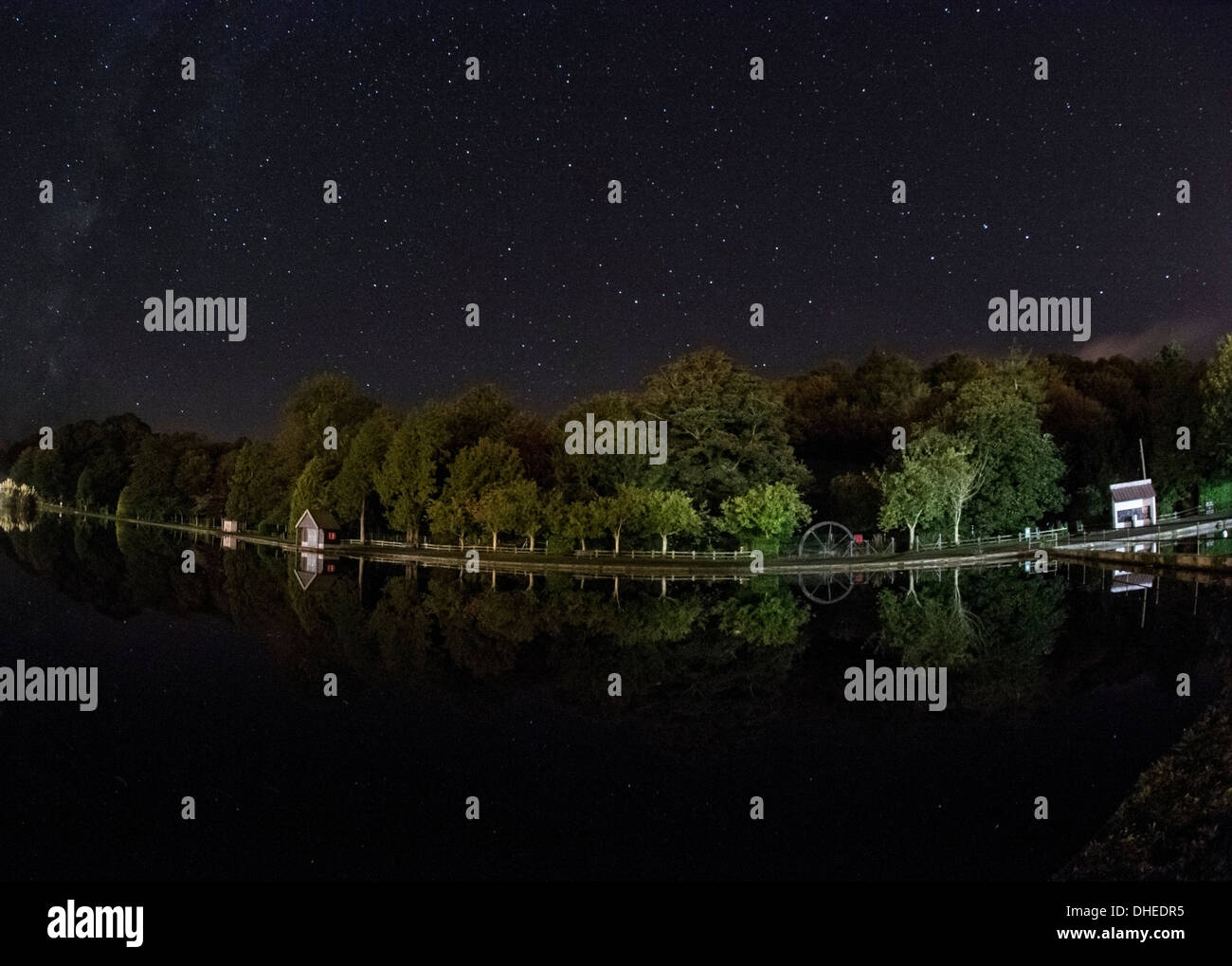Scenic views of Helston and Helston Boating Lake at Night. Bob Sharples ...