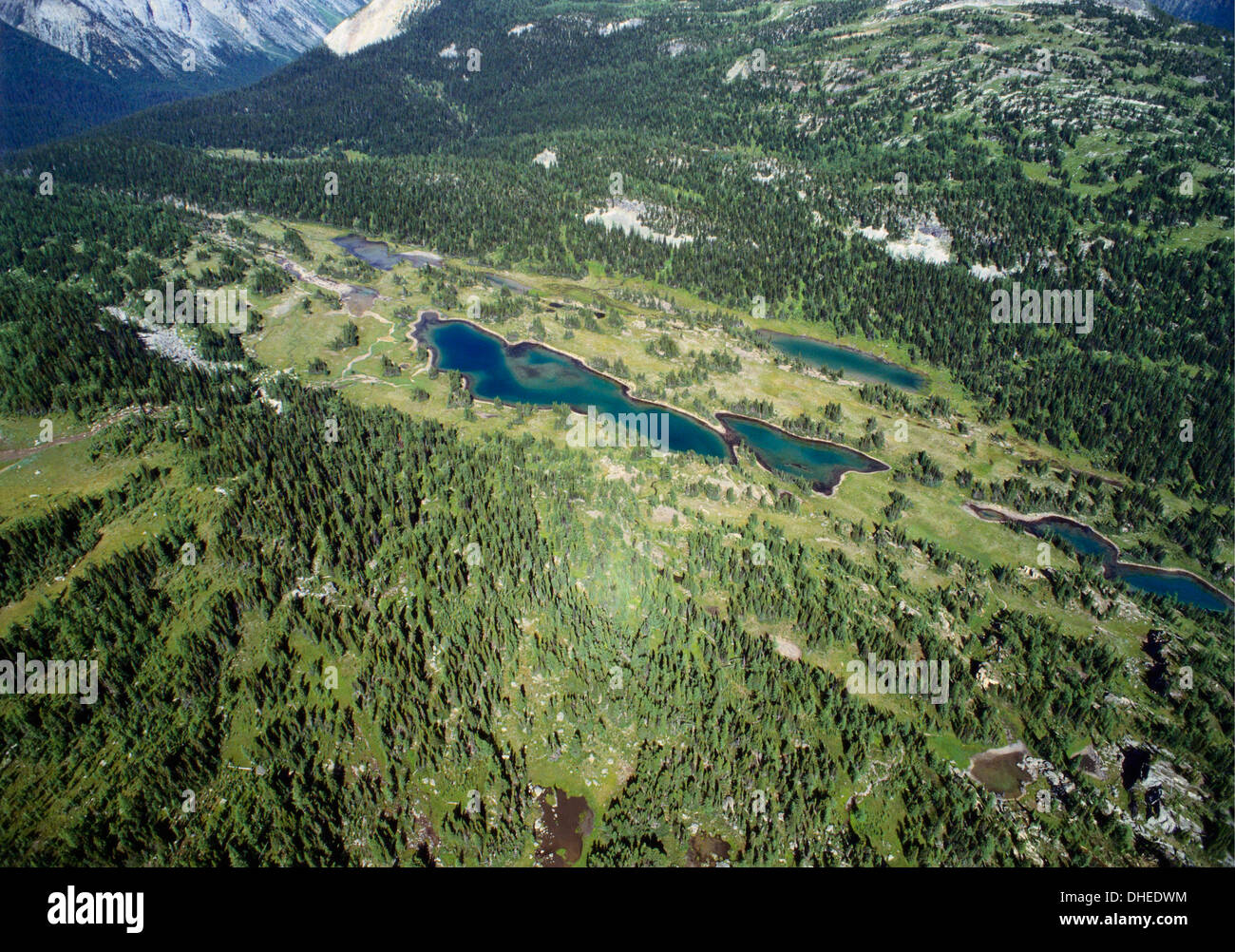 Elevated view of banff hi-res stock photography and images - Alamy