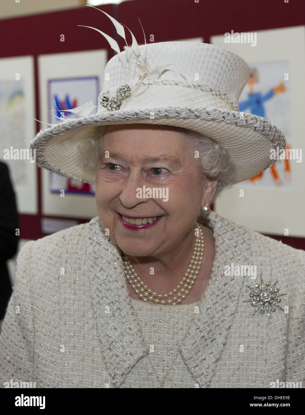 Queen Elizabeth II visits Margam Country Park Margam Wales - 26.04.12 ...