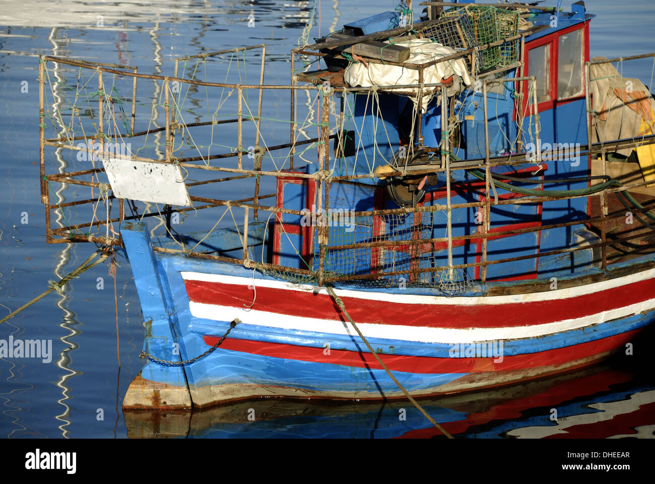 Fishing Boat in Lagos Stock Photo - Alamy