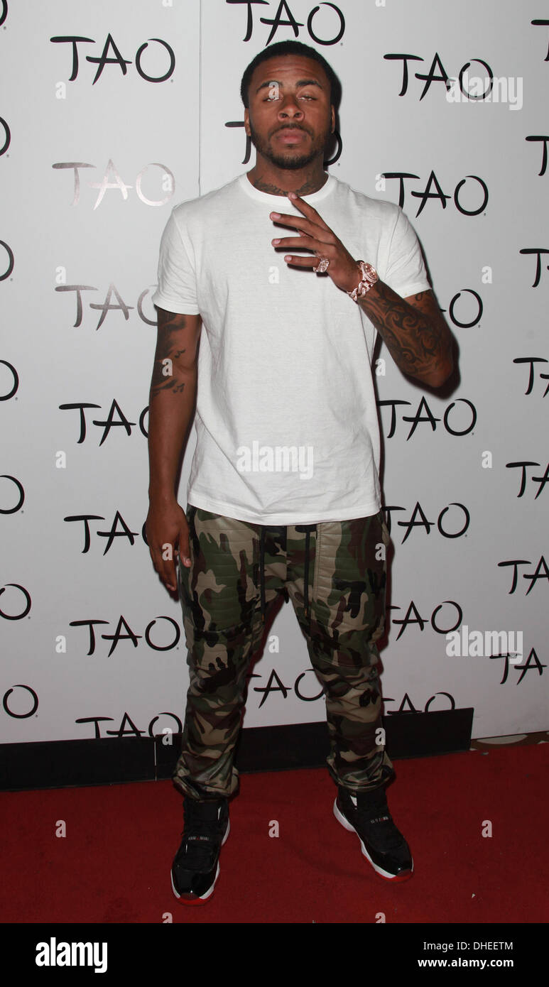 Las Vegas, Nevada, USA. 8th Nov, 2013. Rapper Sage The Gemini arrives ...