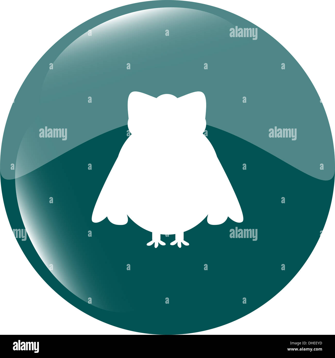 Owl icon isolated vector hi-res stock photography and images - Alamy