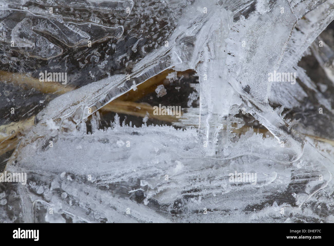 Structures of ice and snow Stock Photo - Alamy
