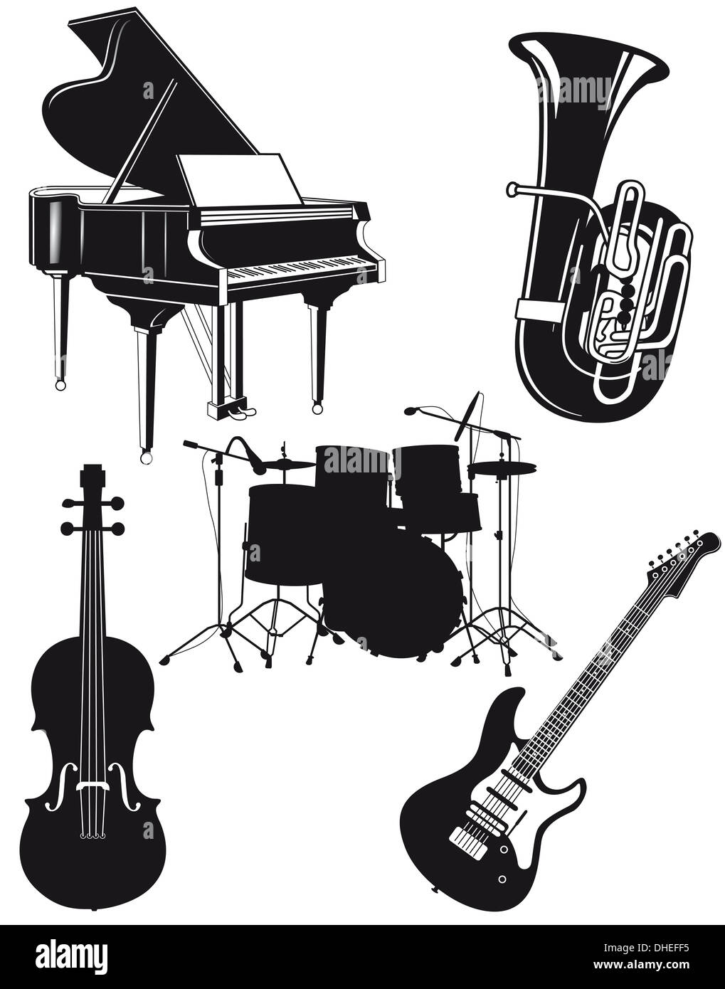 Orchestral instruments hi-res stock photography and images - Alamy