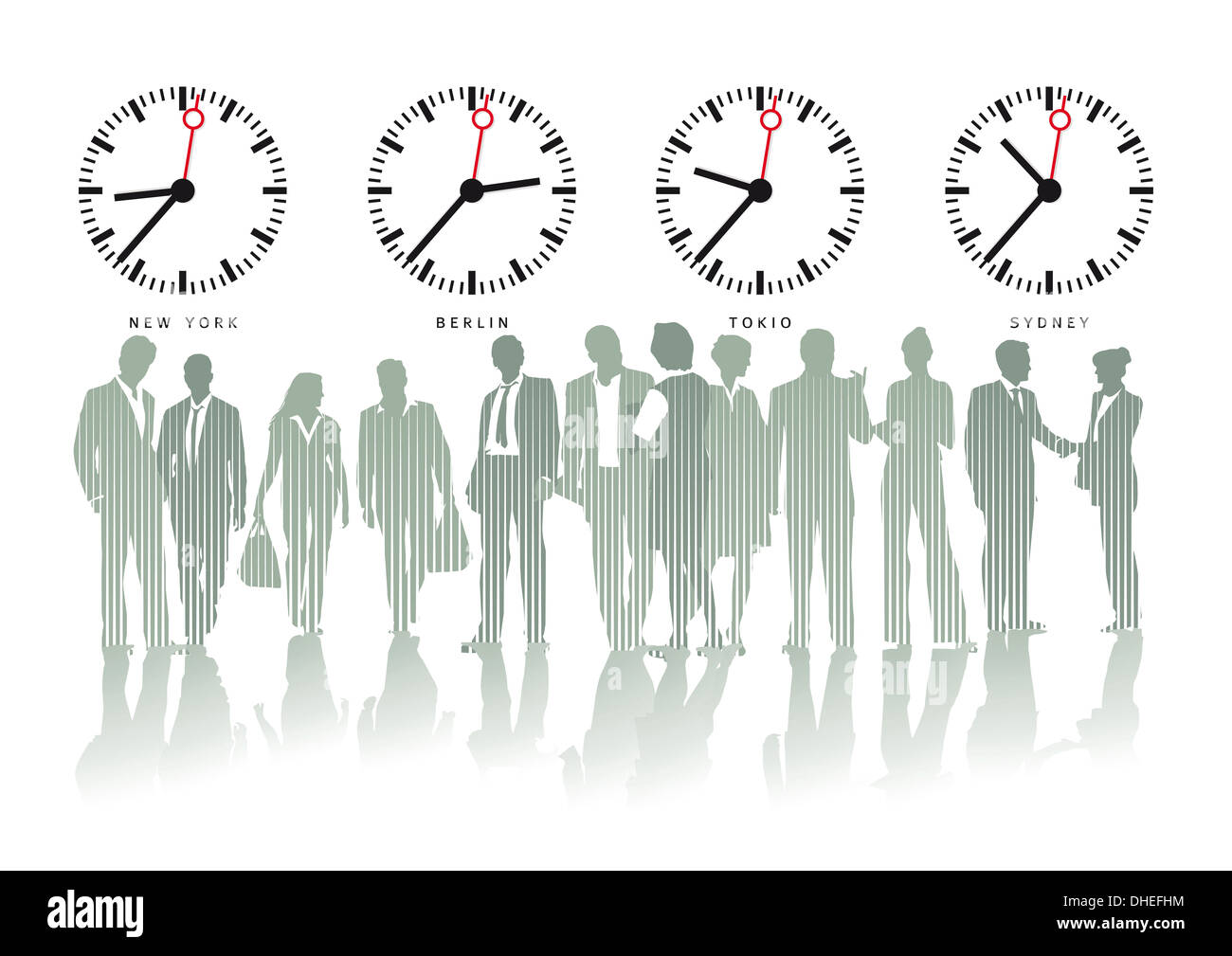 Time zone world hi-res stock photography and images - Alamy