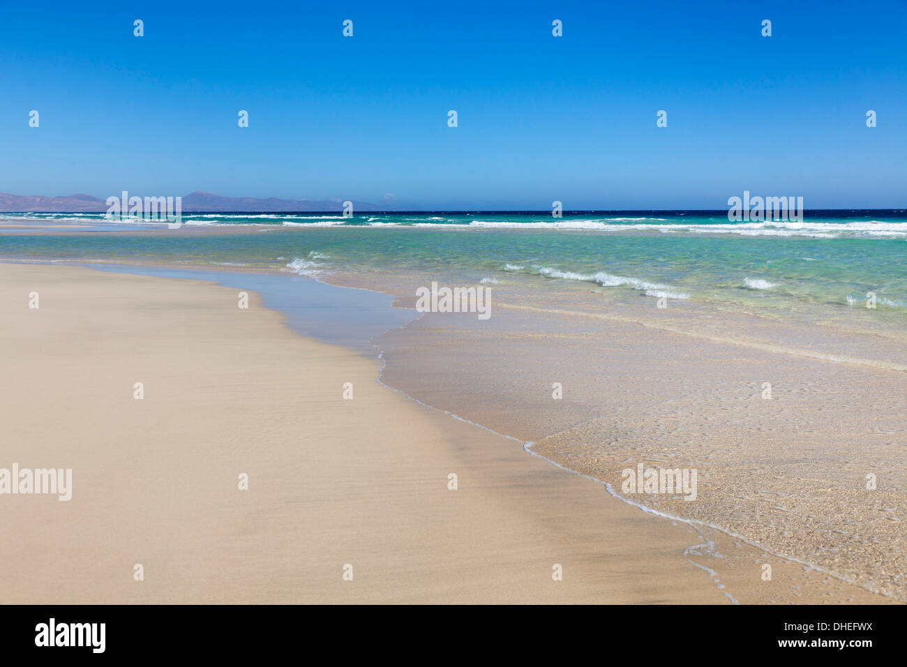 Playa de Sotavento, Risco del Paso, Fuerteventura, Canary Islands ...