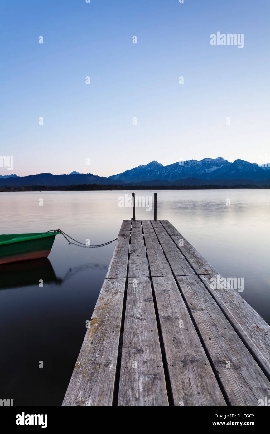 Sunset at lake hopfensee hi-res stock photography and images - Alamy