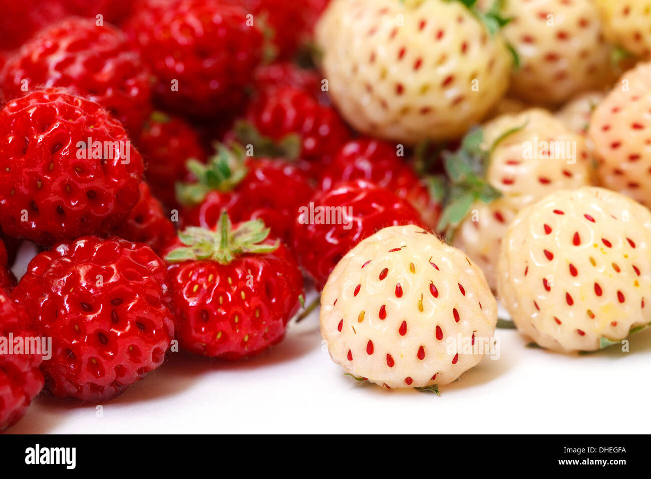 Albino strawberries hi-res stock photography and images - Alamy
