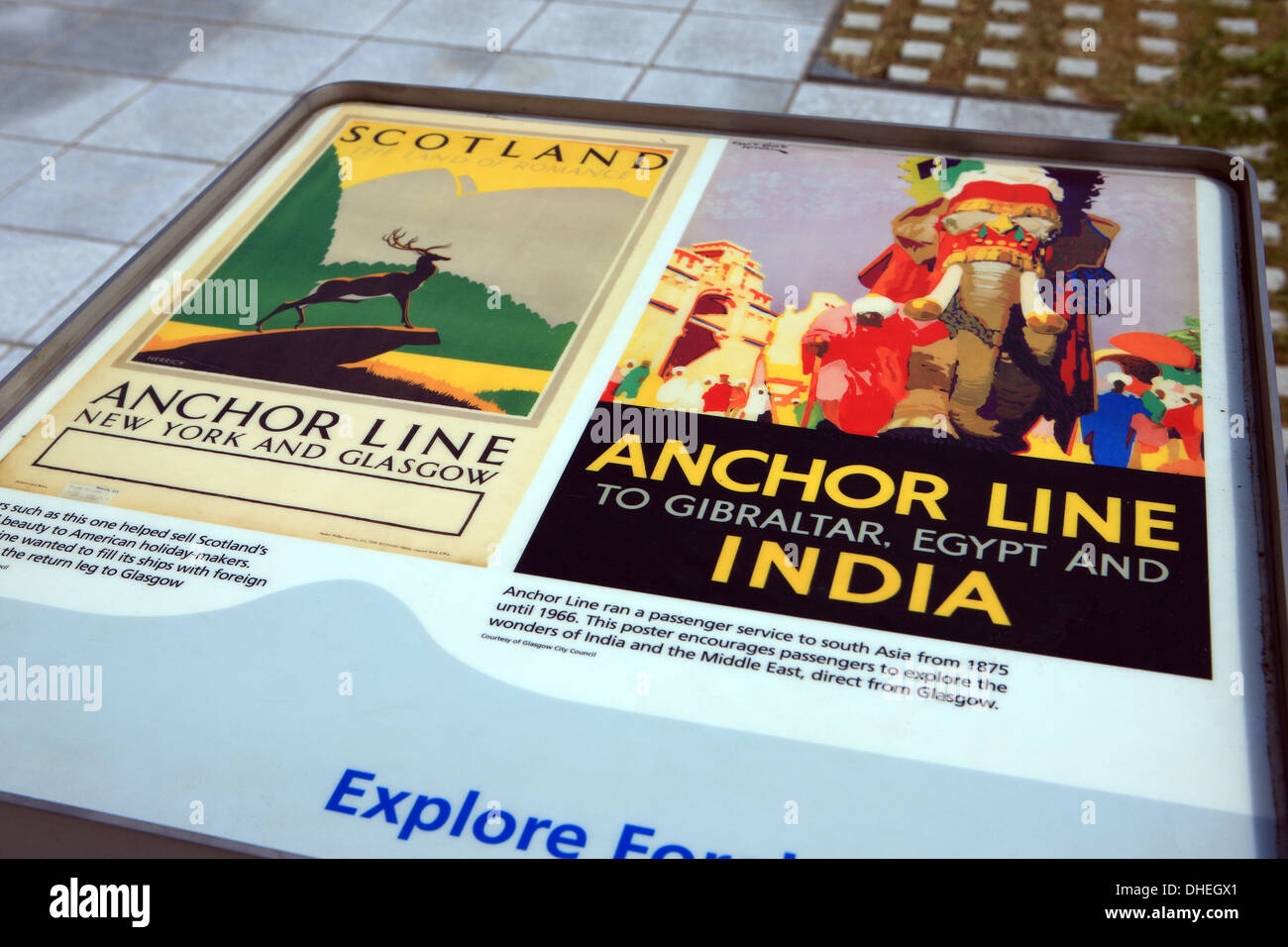 Anchor line posters hi-res stock photography and images - Alamy