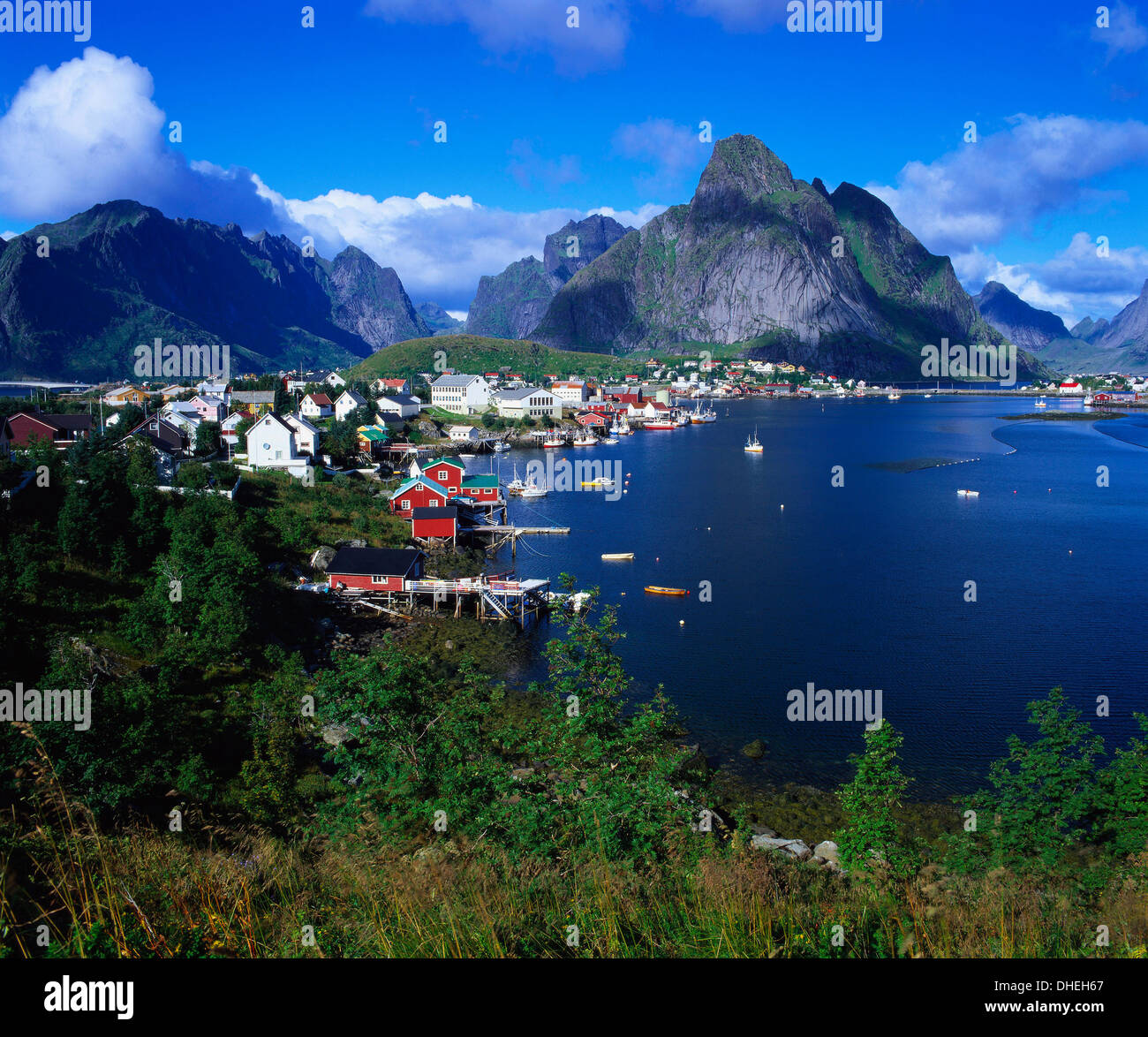 Reine Town, Moskenesoy, Lofoten, Norway Stock Photo - Alamy