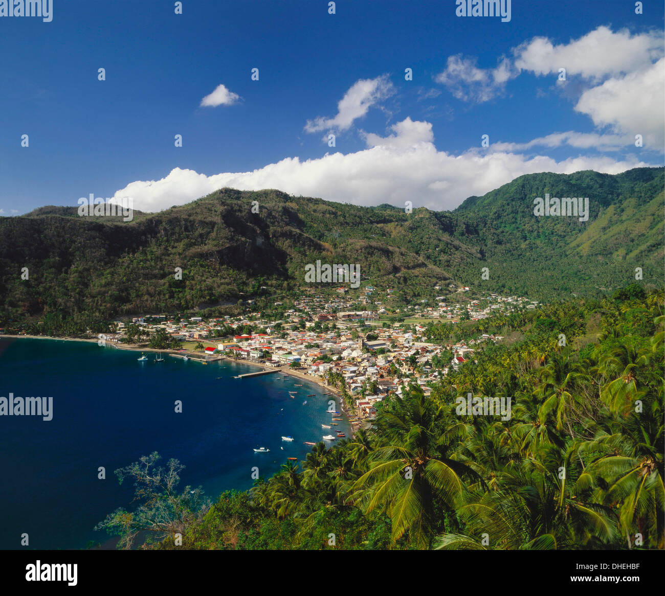 Soufriere, St Lucia, Caribbean Stock Photo - Alamy