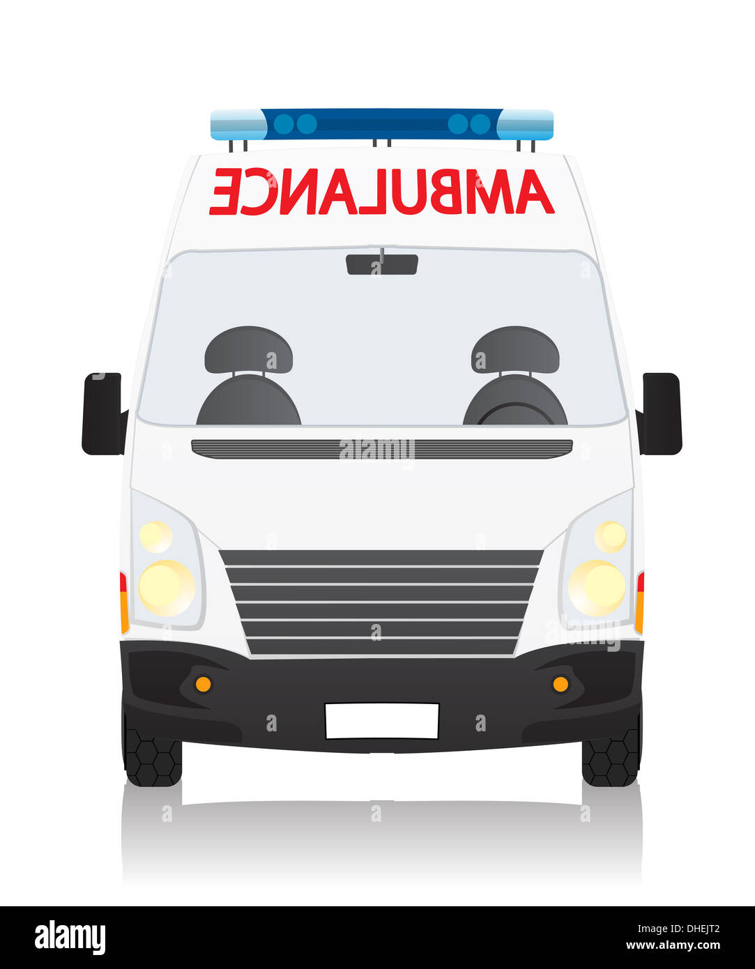 Classic white ambulance hi-res stock photography and images - Alamy
