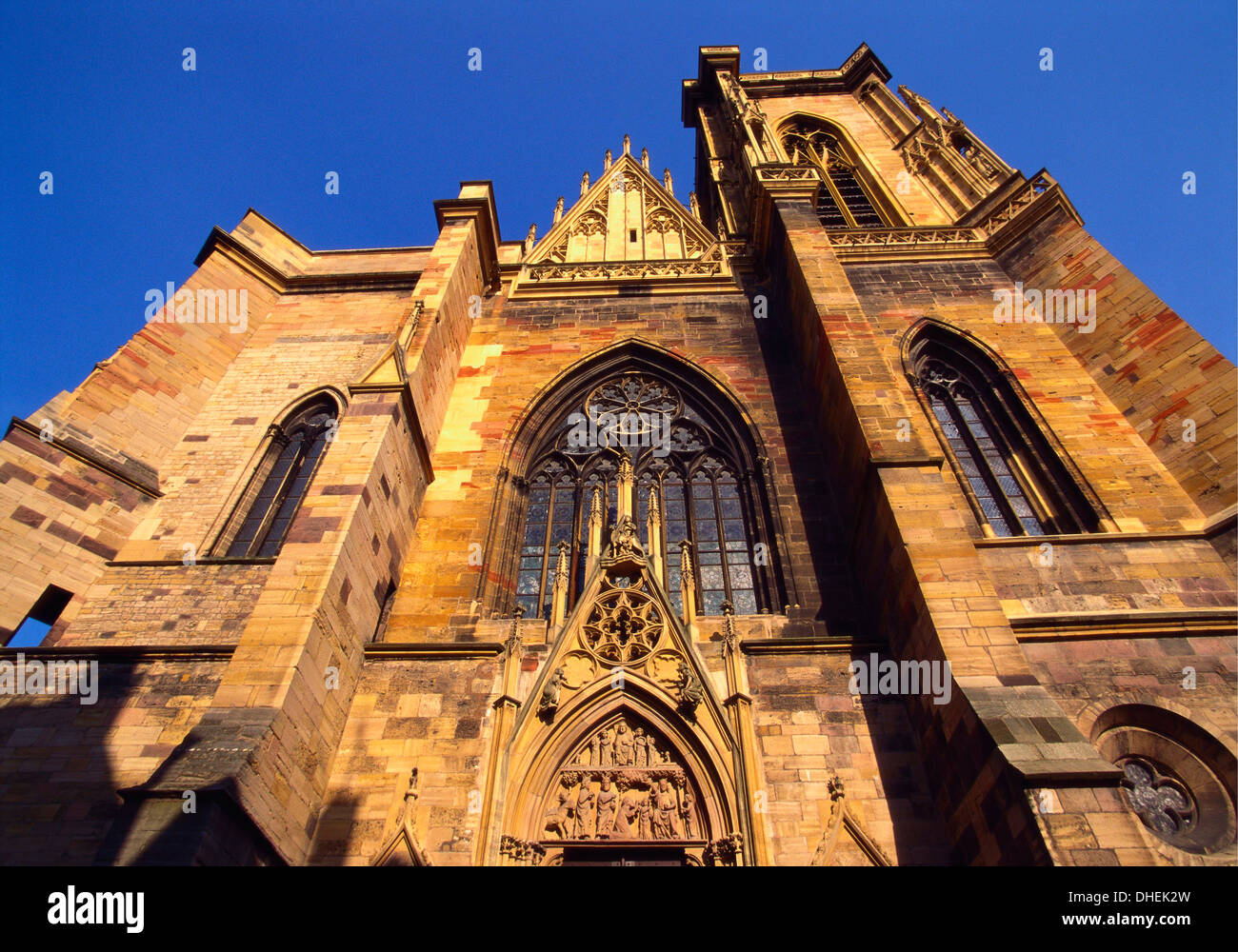 Church in Colmar, Alsace, France Stock Photo - Alamy