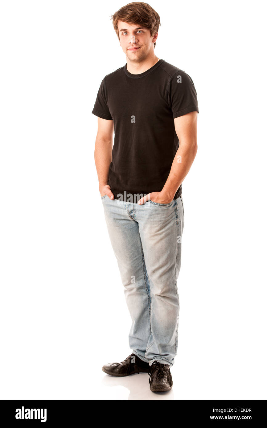 White guy full body hi-res stock photography and images - Alamy
