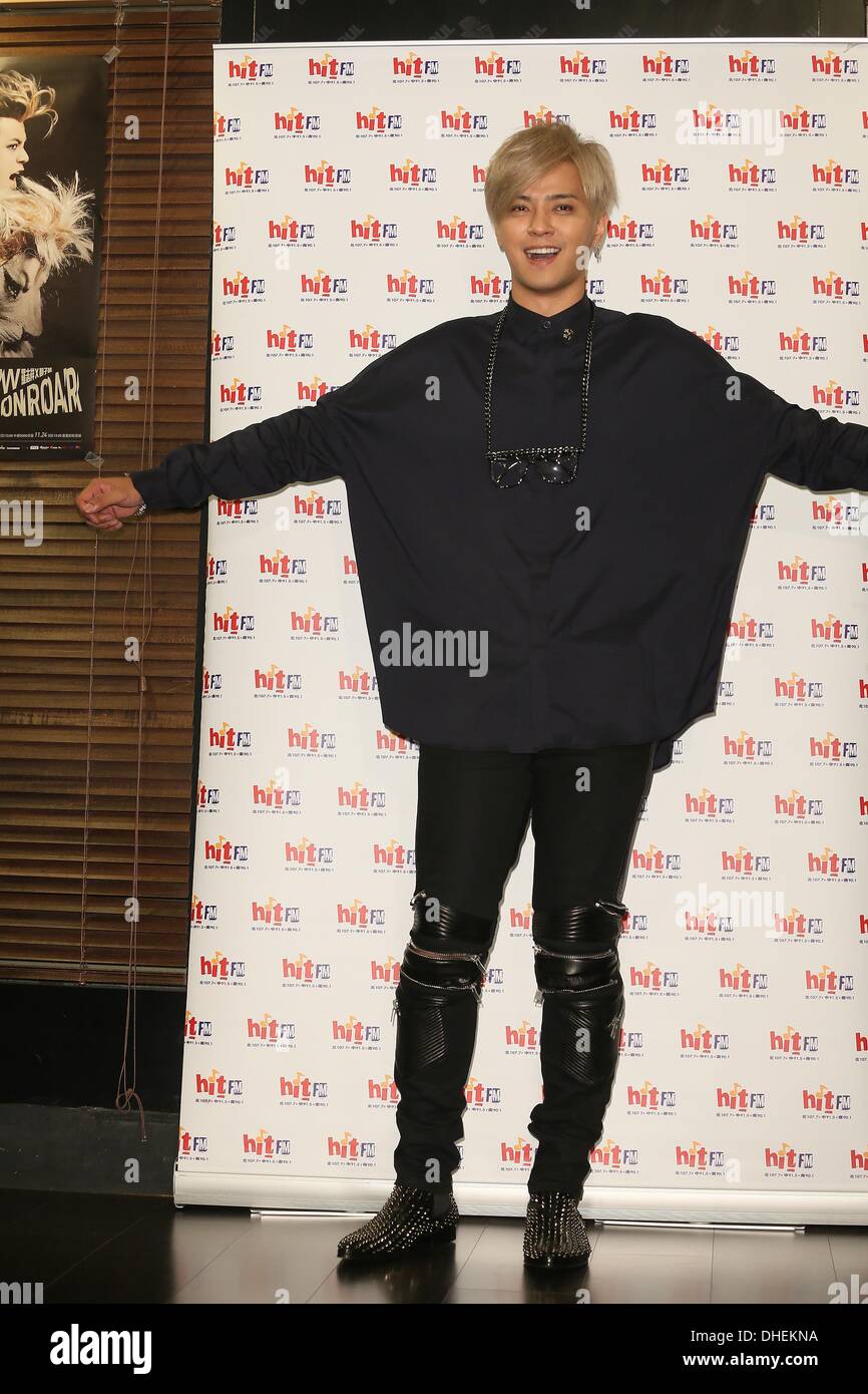 Taipei, China. 6th Nov, 2013. Singer Show Lo at HITO Radio activity in ...