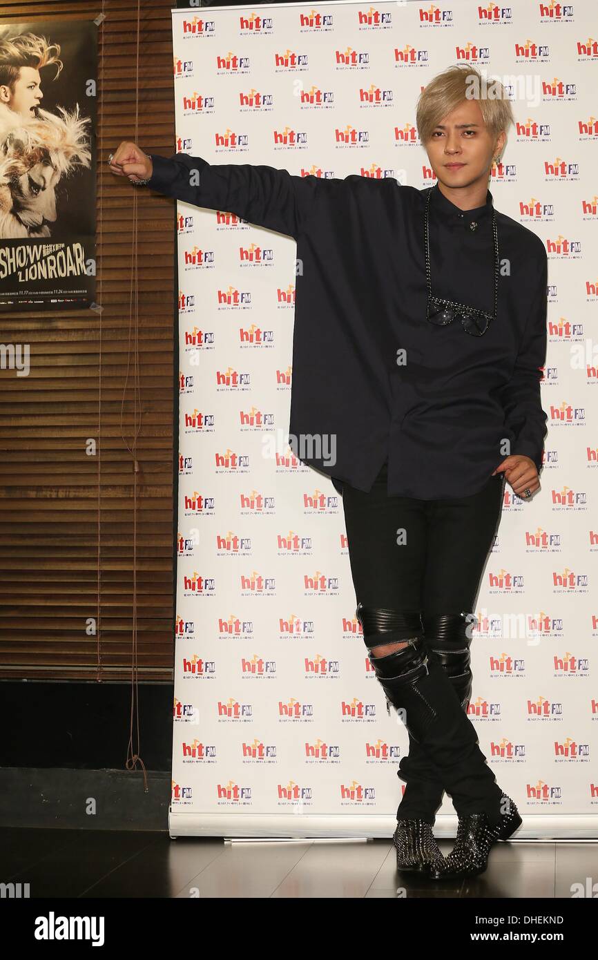 Taipei, China. 6th Nov, 2013. Singer Show Lo at HITO Radio activity in ...