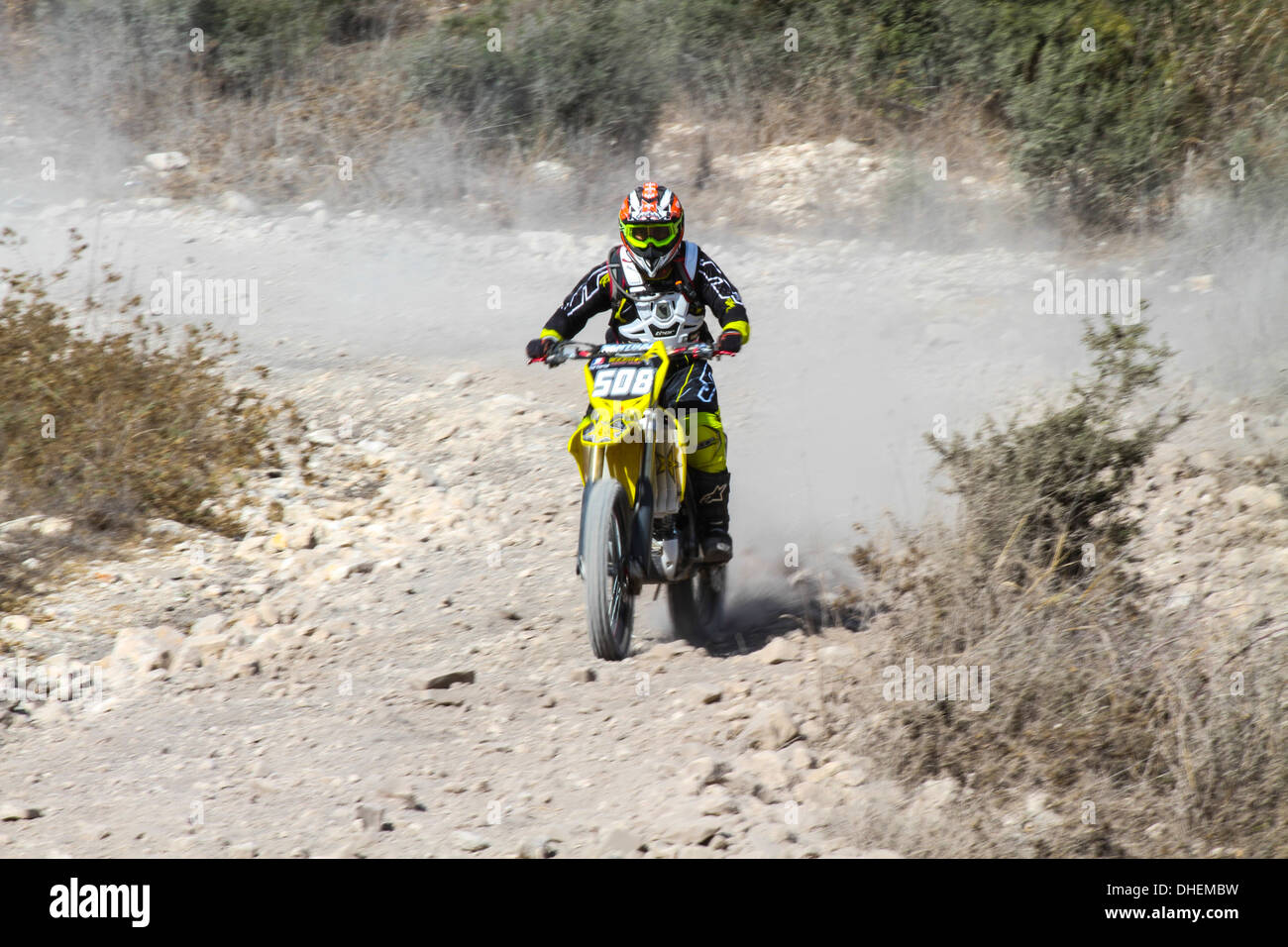 Cross country motorcyclist hi-res stock photography and images - Alamy
