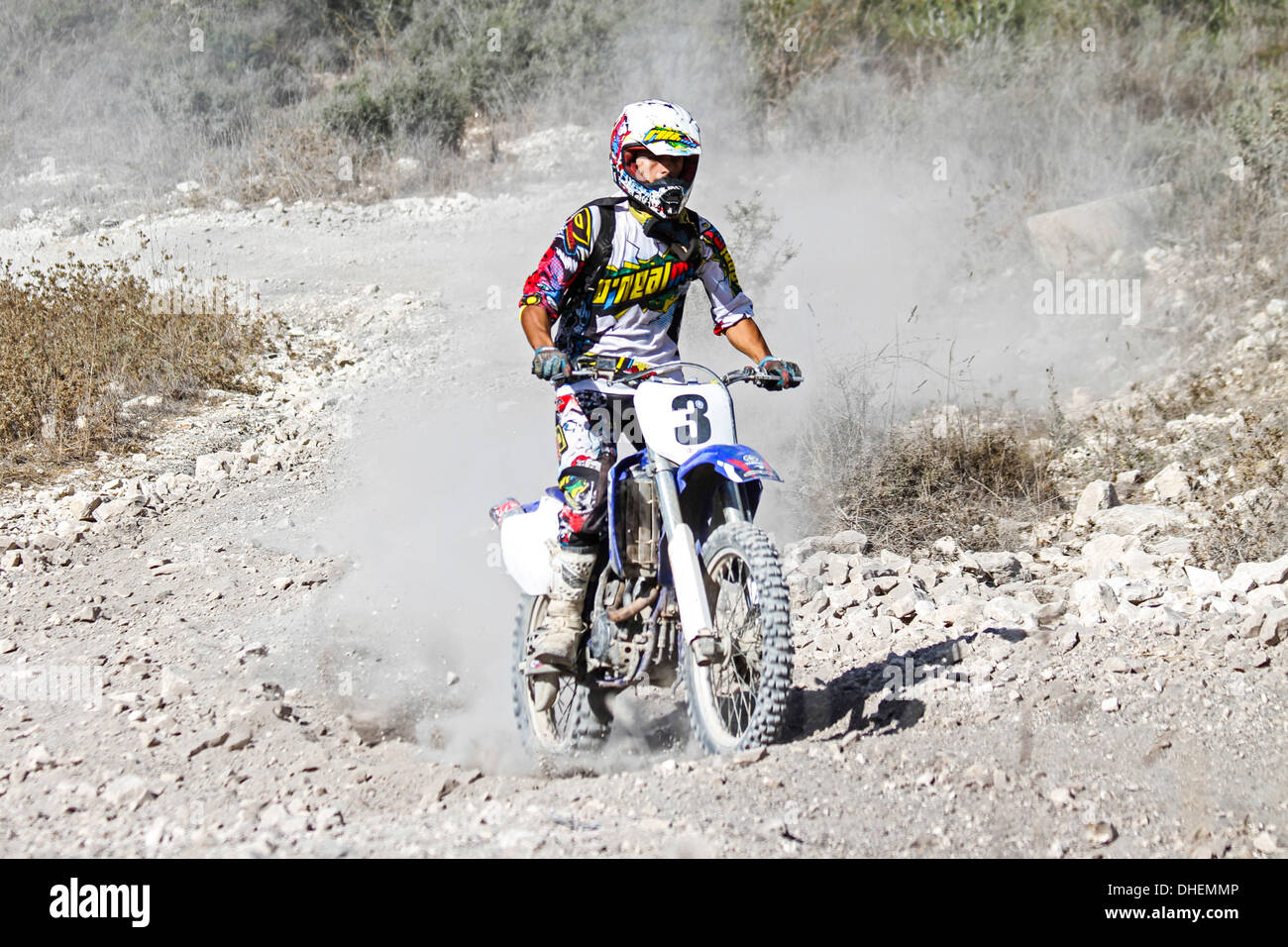 Cross country motorbike race Stock Photo - Alamy