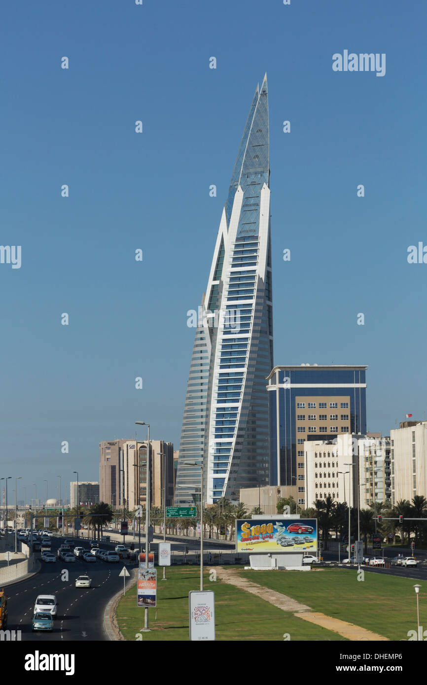Bahrain World Trade Center, Manama, Bahrain, Middle East Stock Photo ...