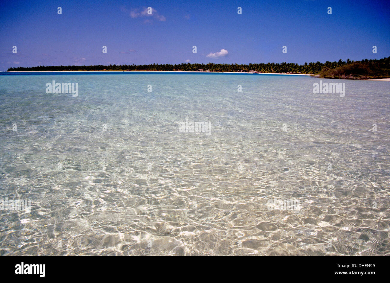 Clear water off Bangaram Island, Lakshadweep Islands, India, Indian ...