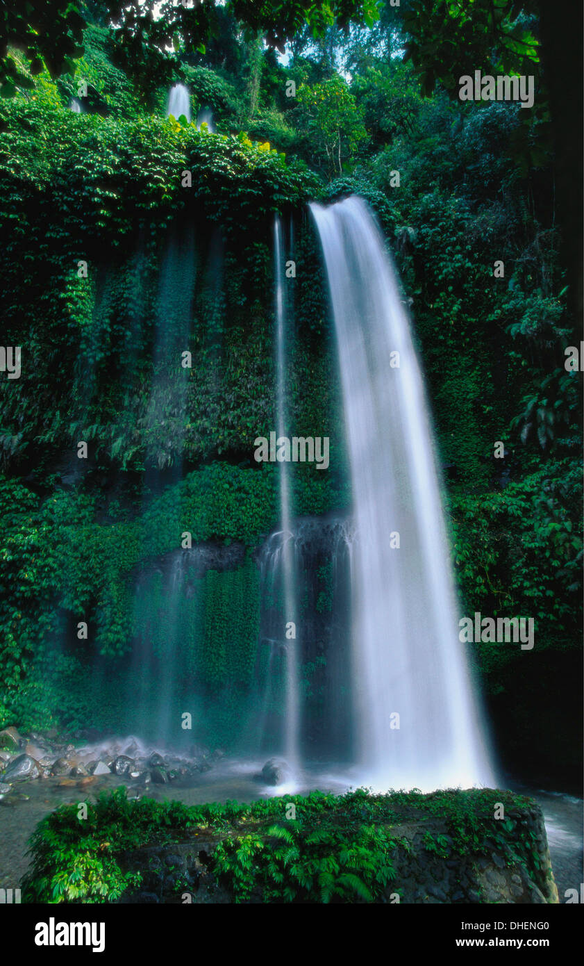 Waterfall in Lombok, Indonesia Stock Photo - Alamy