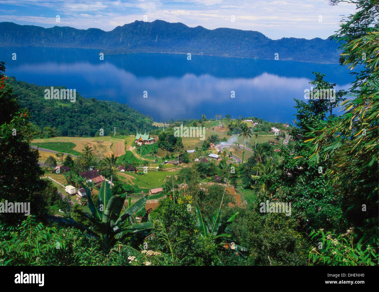 Maninjau and Maninjau Lake, Sumatra, Indonesia Stock Photo - Alamy