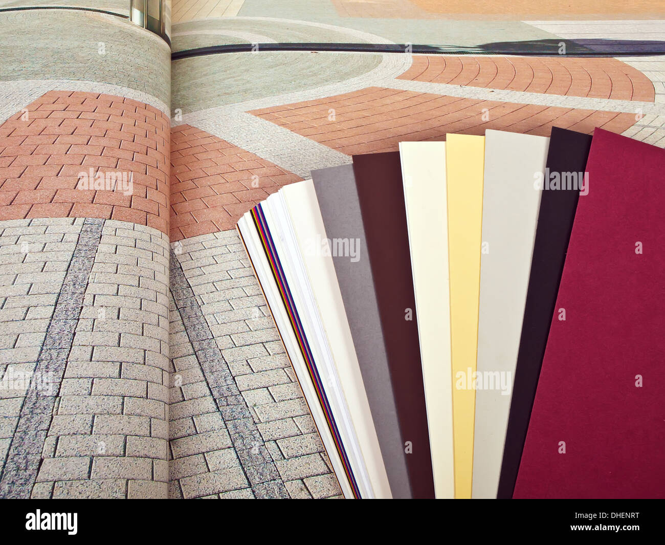 color scale and order book Stock Photo - Alamy