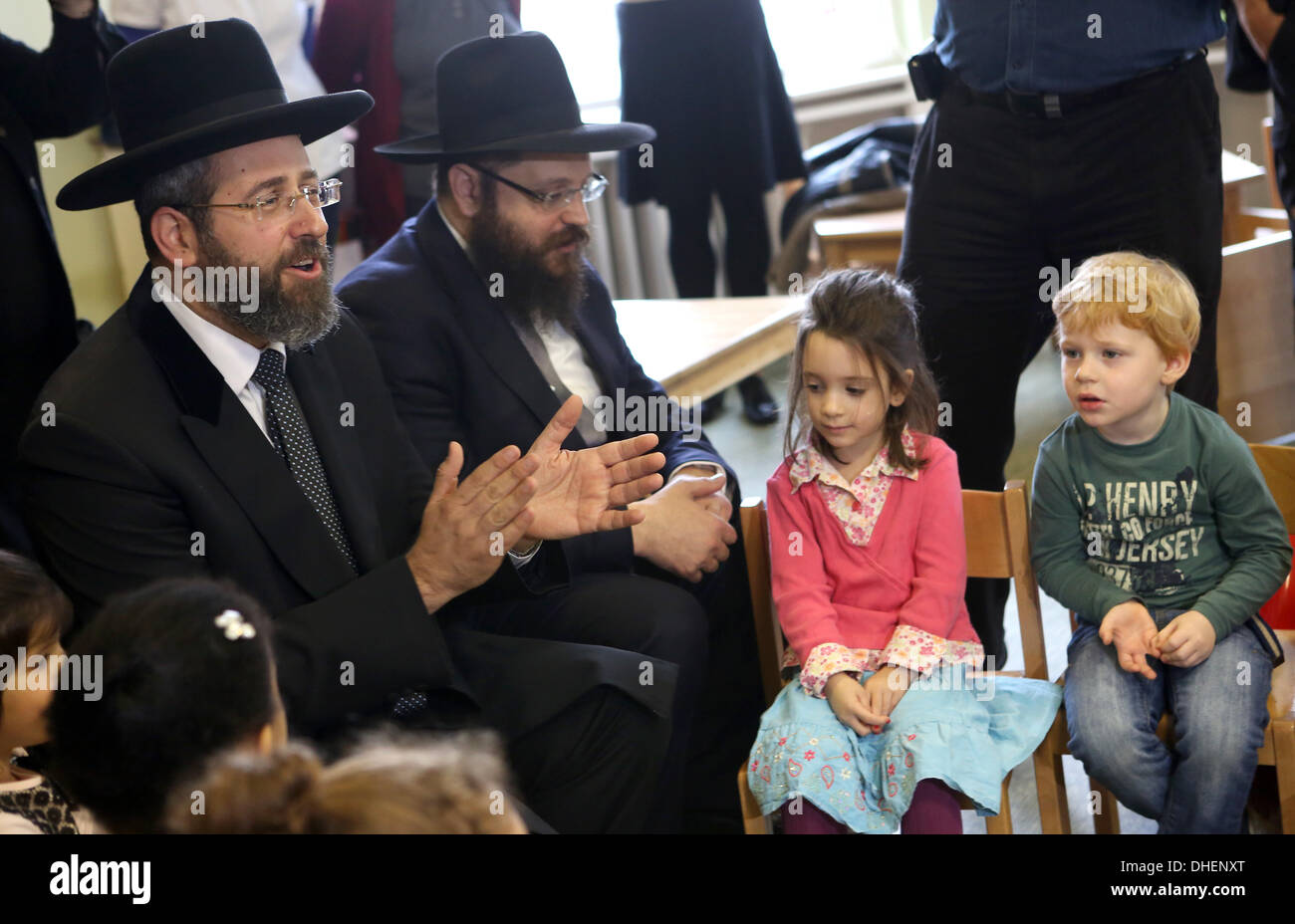 Berlin, Germany. 8th November 2013.Rabbi David Baruch Lau, the ...