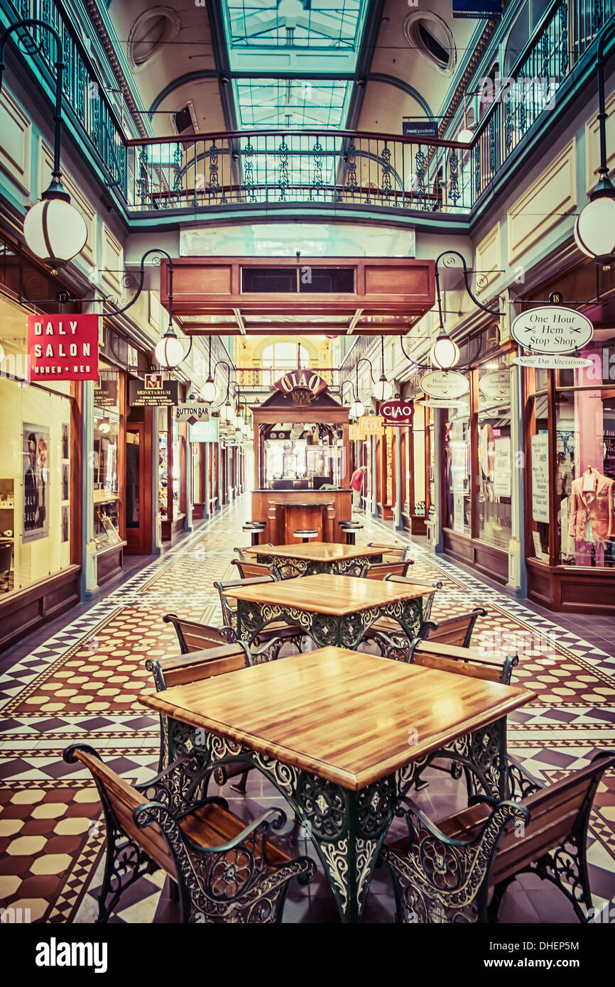 The wonderful character of the Adelaide Arcade shopping mall in ...