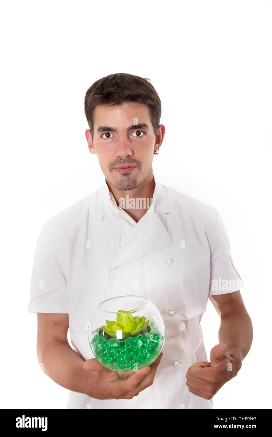 White overalls hi-res stock photography and images - Alamy