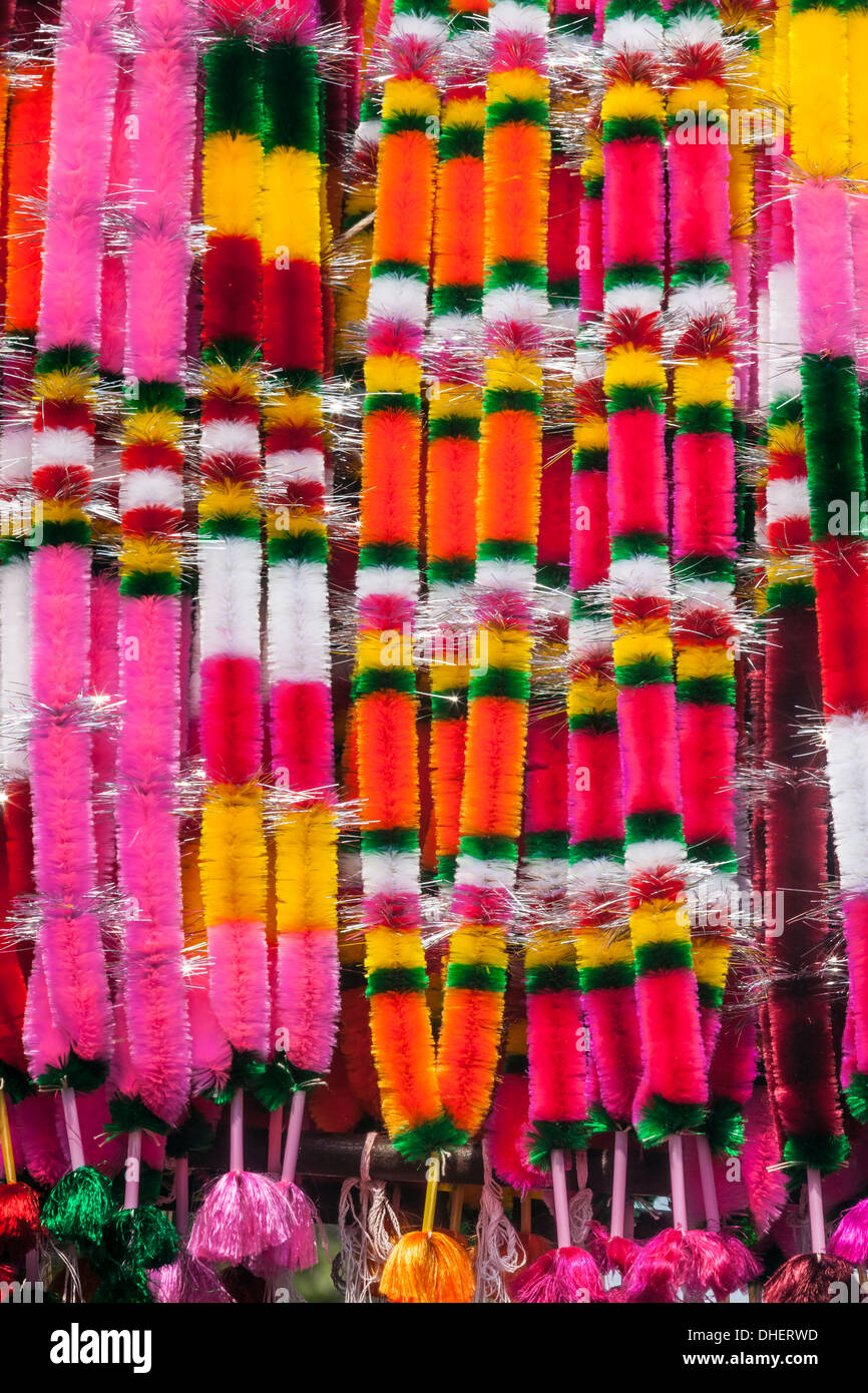 India, Rajasthan, Jaipur, Diwali decorative garlands Stock Photo - Alamy