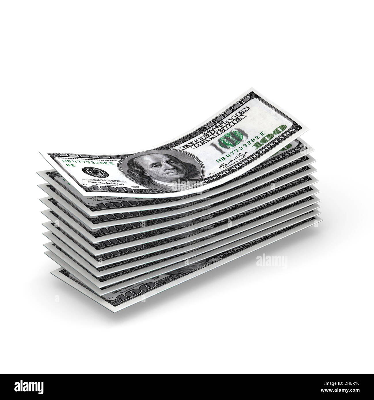 Dollar bills concept falling Cut Out Stock Images & Pictures - Alamy
