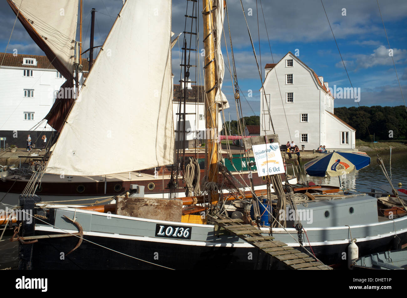 Woodbridge Tide Mill and quayside Suffolk UK Stock Photo - Alamy