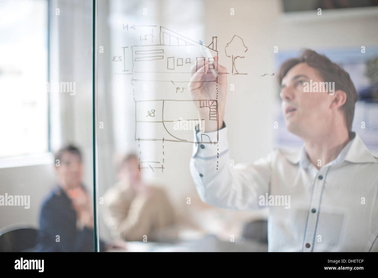 Architectural plans hi-res stock photography and images - Alamy