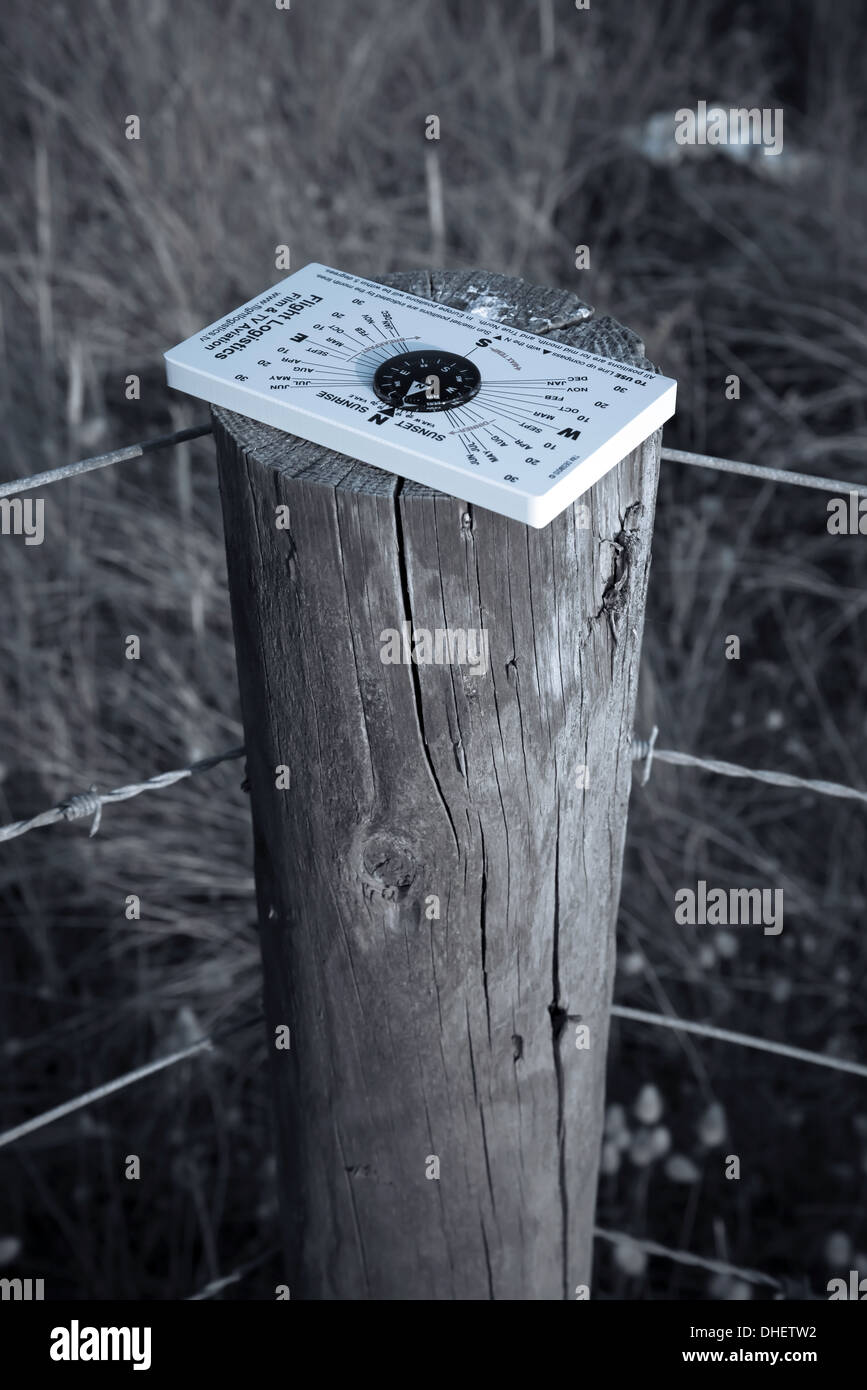 Photographers Sun Position Compass Stock Photo - Alamy