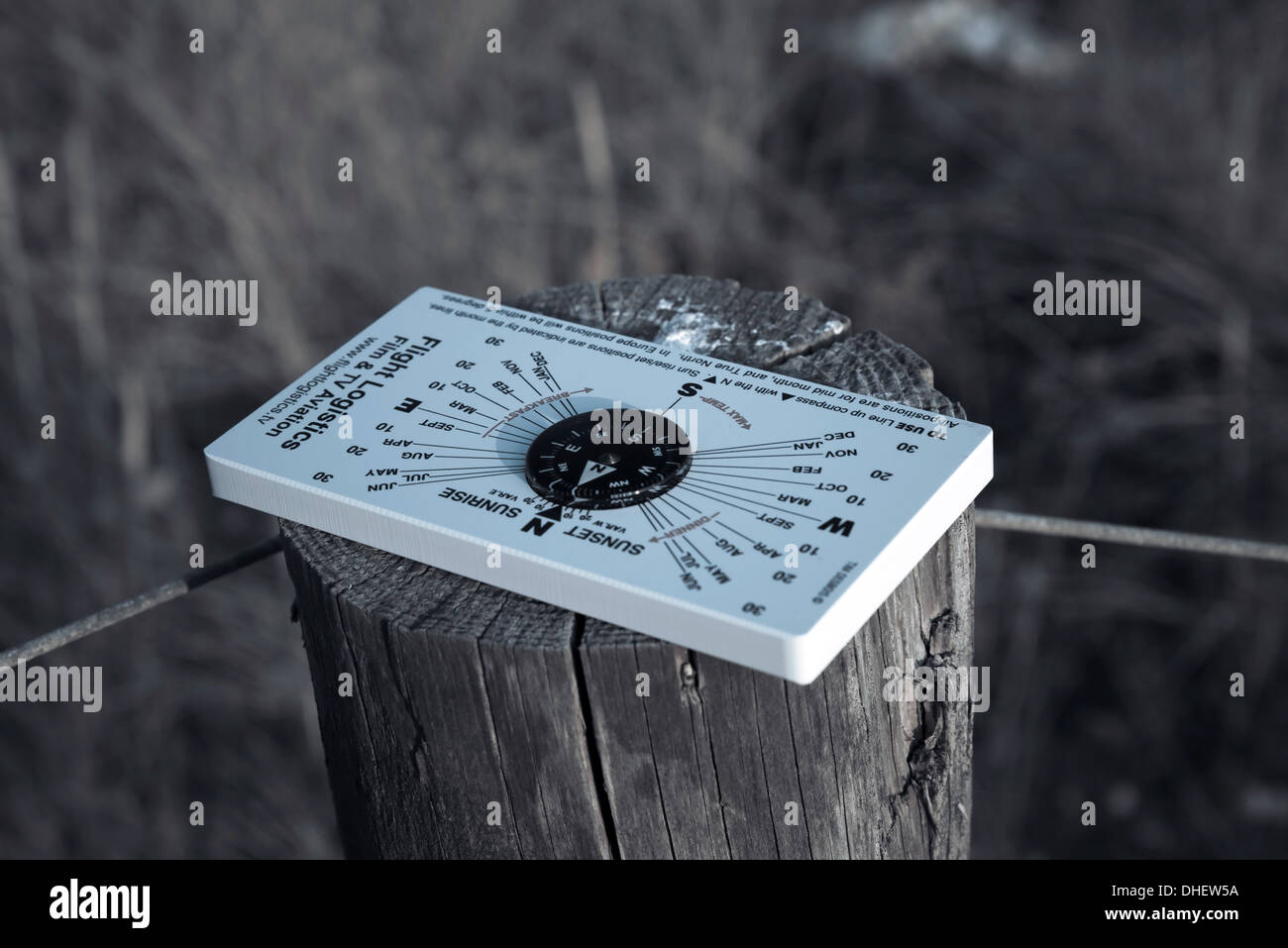 Photographers Sun Position Compass Stock Photo - Alamy