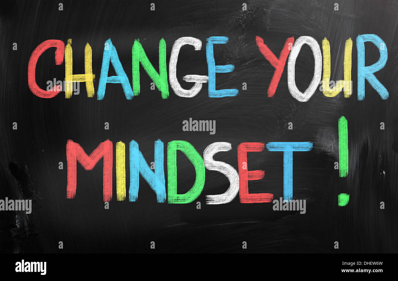 Change Your Mindset Concept Stock Photo - Alamy