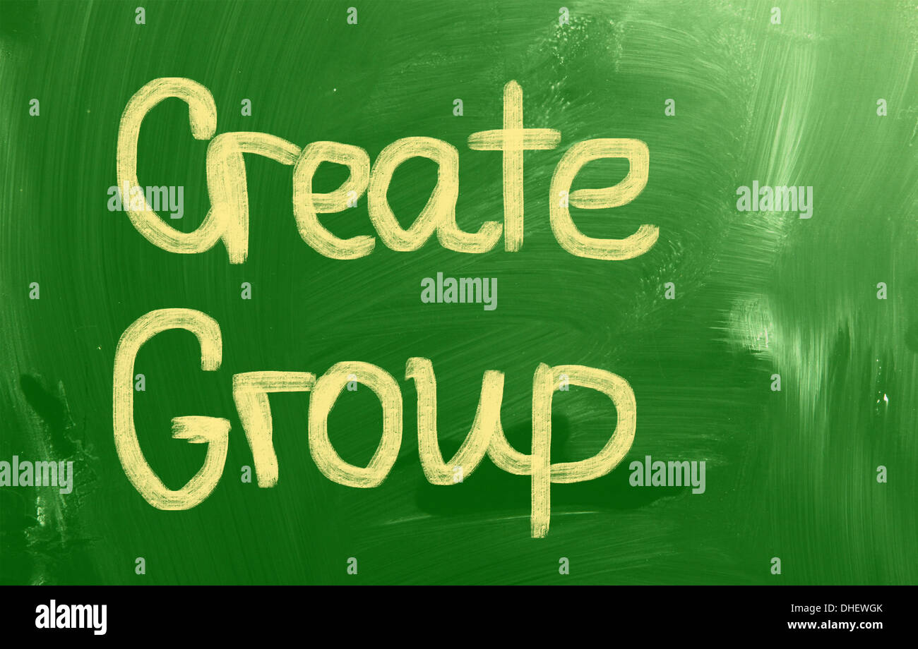 Create Group Concept Stock Photo - Alamy