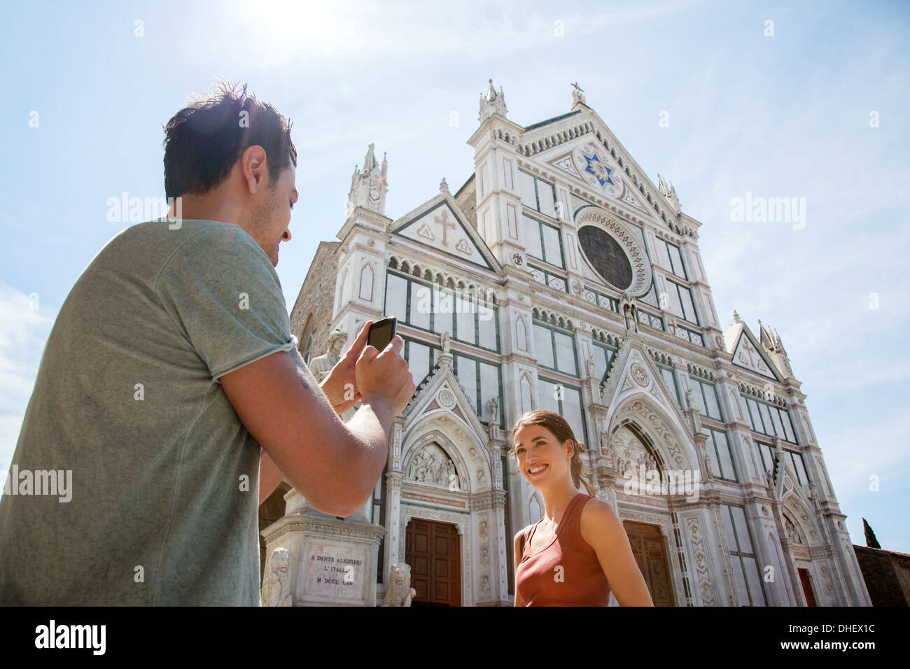 Woman outside church hi-res stock photography and images - Alamy