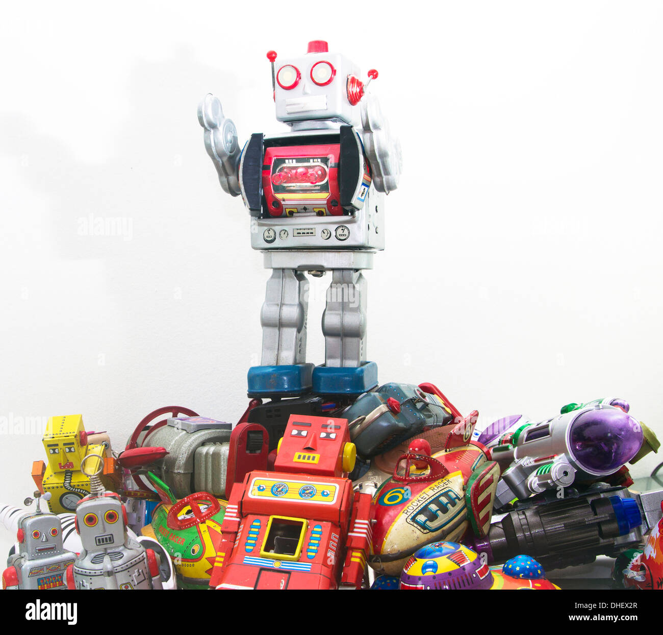 big robot on top Stock Photo - Alamy