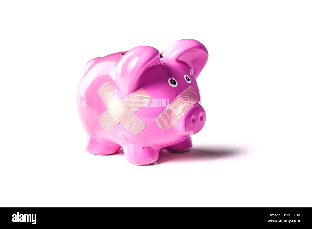 Money box broken Cut Out Stock Images & Pictures - Alamy
