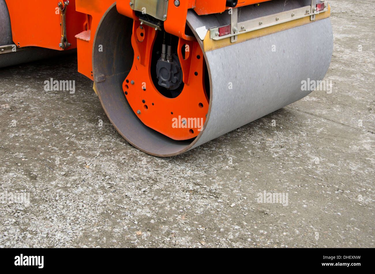 Heavy road roller on park hi-res stock photography and images - Alamy
